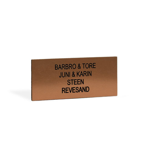 Postkasseskilt fra Skilthandelen