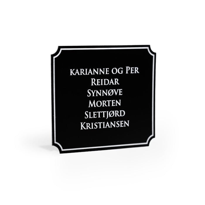 Postkasseskilt LUX fra Skilthandelen