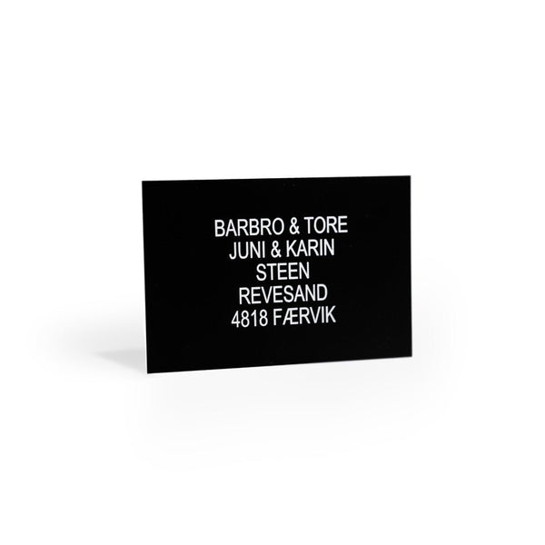 Postkasseskilt - Rask levering, gratis frakt