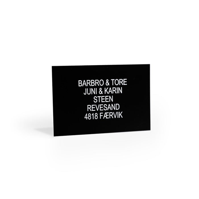 Postkasseskilt - Rask levering, gratis frakt